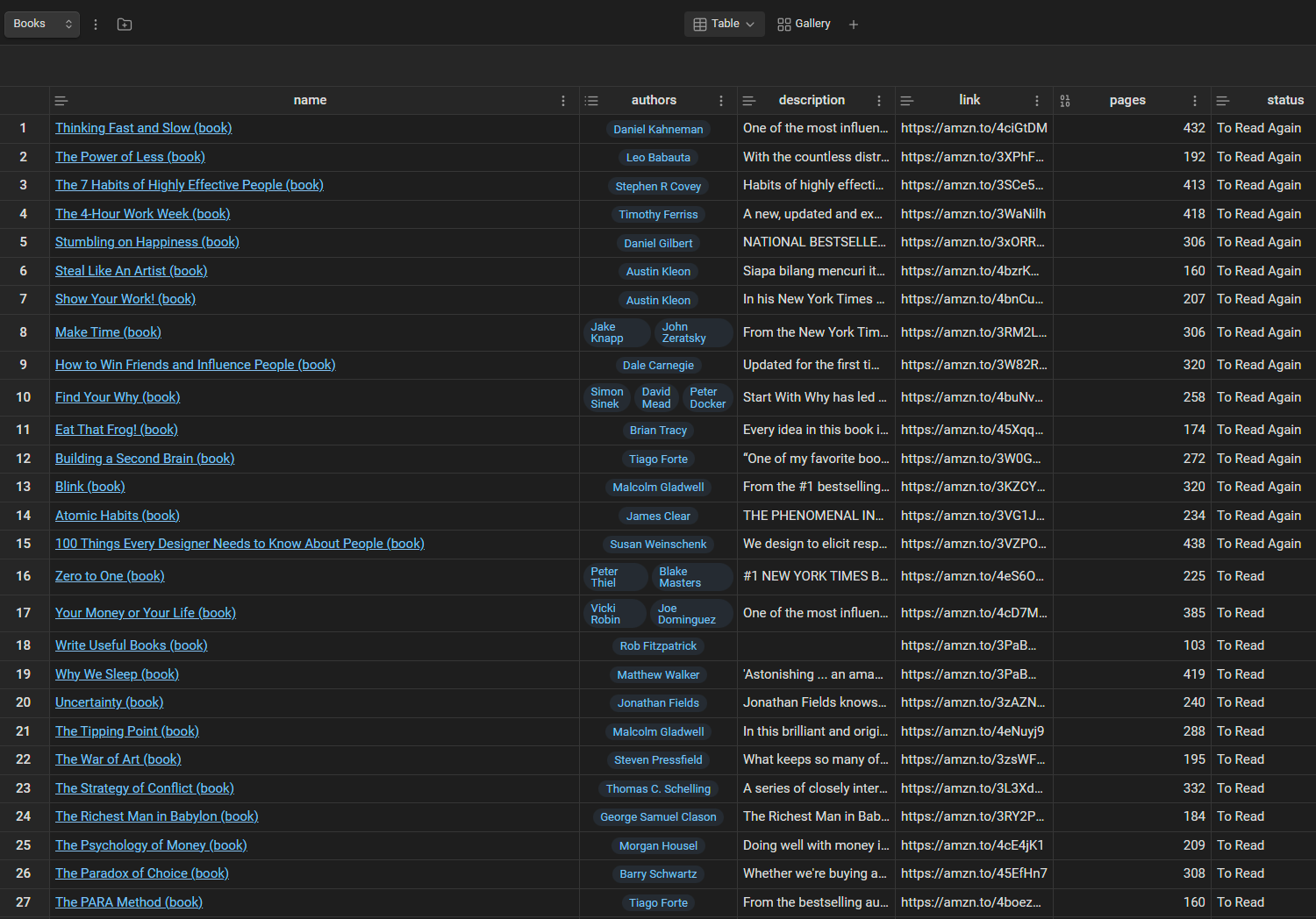 How I manage books and summaries in Obsidian